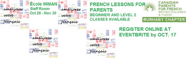 French Lessons for Parents – Canadian Parents for French